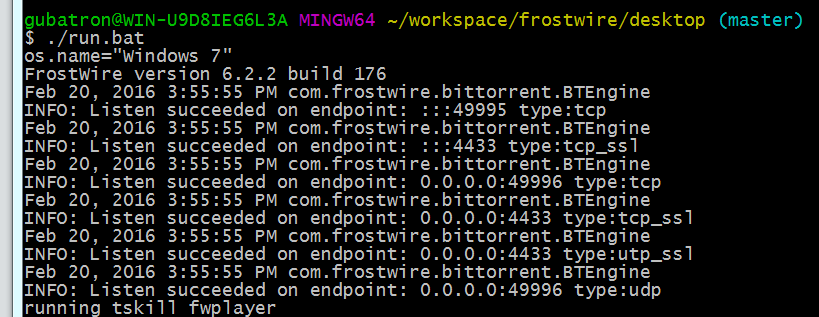 How to build FrostWire on Windows – Official FrostWire Blog