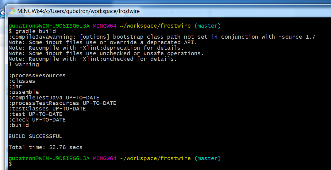How to build FrostWire on Windows – Official FrostWire Blog