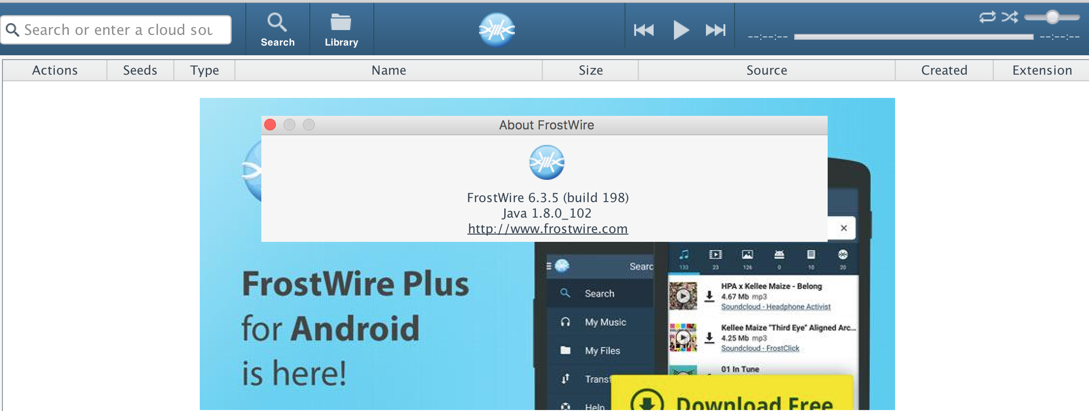 Get FrostWire 6.3.5. for Windows, Mac and Linux! – Official FrostWire Blog